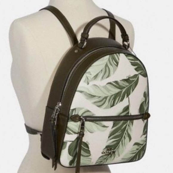 Coach | Bags | Coach Banana Leaves Print Jordyn Style No 3962 Backpack ...